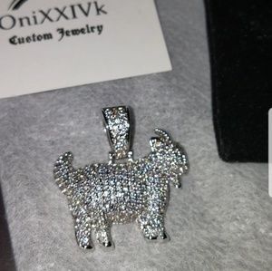 OniXXIVk | Accessories | Iced Out Custom The Goat Pendant | Poshmark